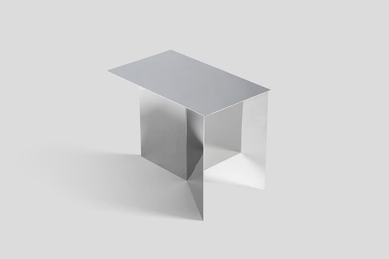 HAY Slit Side-Table Translates Paper Origami to the Metal Universe ...