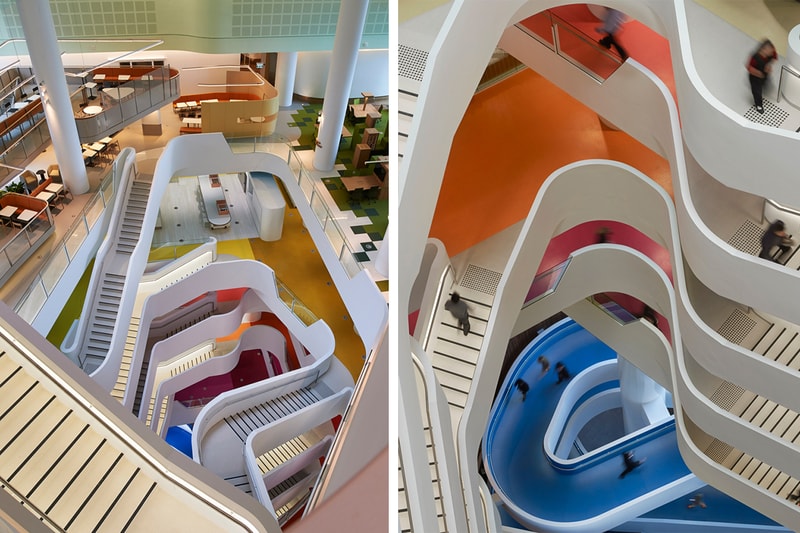 HASSELL Designs a Fluid and Colorful Atrium for Melbourne's Medibank ...