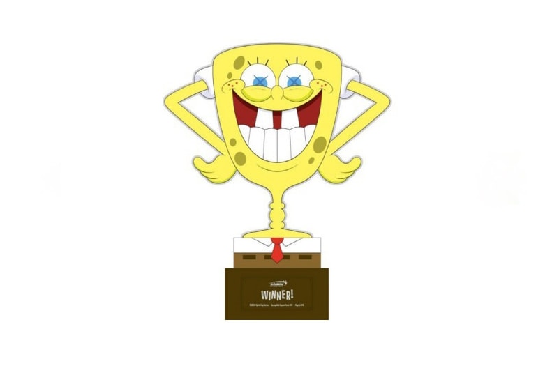 KAWS x NASCAR SpongeBob SquarePants 400 Trophy | Hypebeast