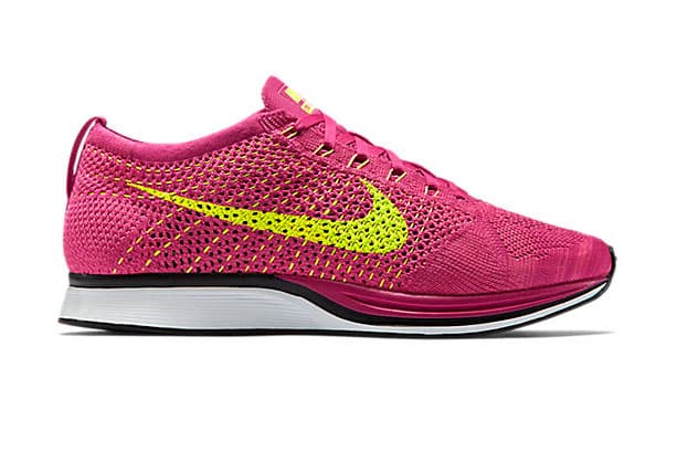 Nike Flyknit Racer Fireberry/Pink Flash-Volt | Hypebeast