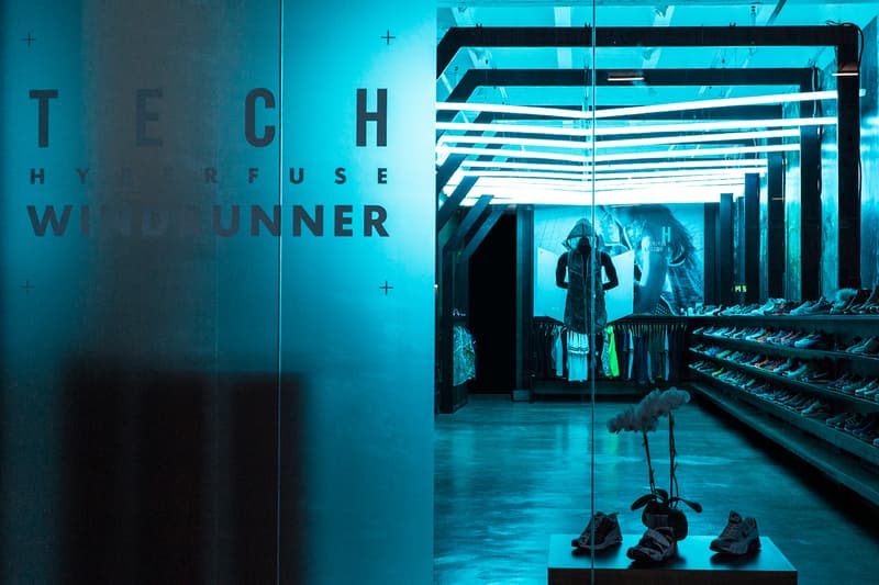 Nike Tech Pack Hyperfuse Windrunner Installation @ Blends, Beverly ...