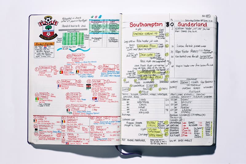 Take a Look at This Neatly Organized Match Notebook by a BBC Radio ...