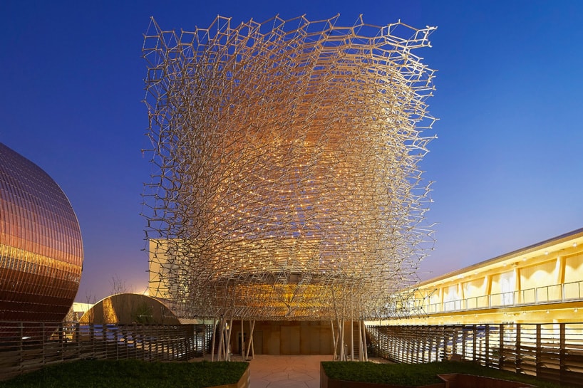 The UK Pavilion Presents a Giant Aluminum Beehive | Hypebeast