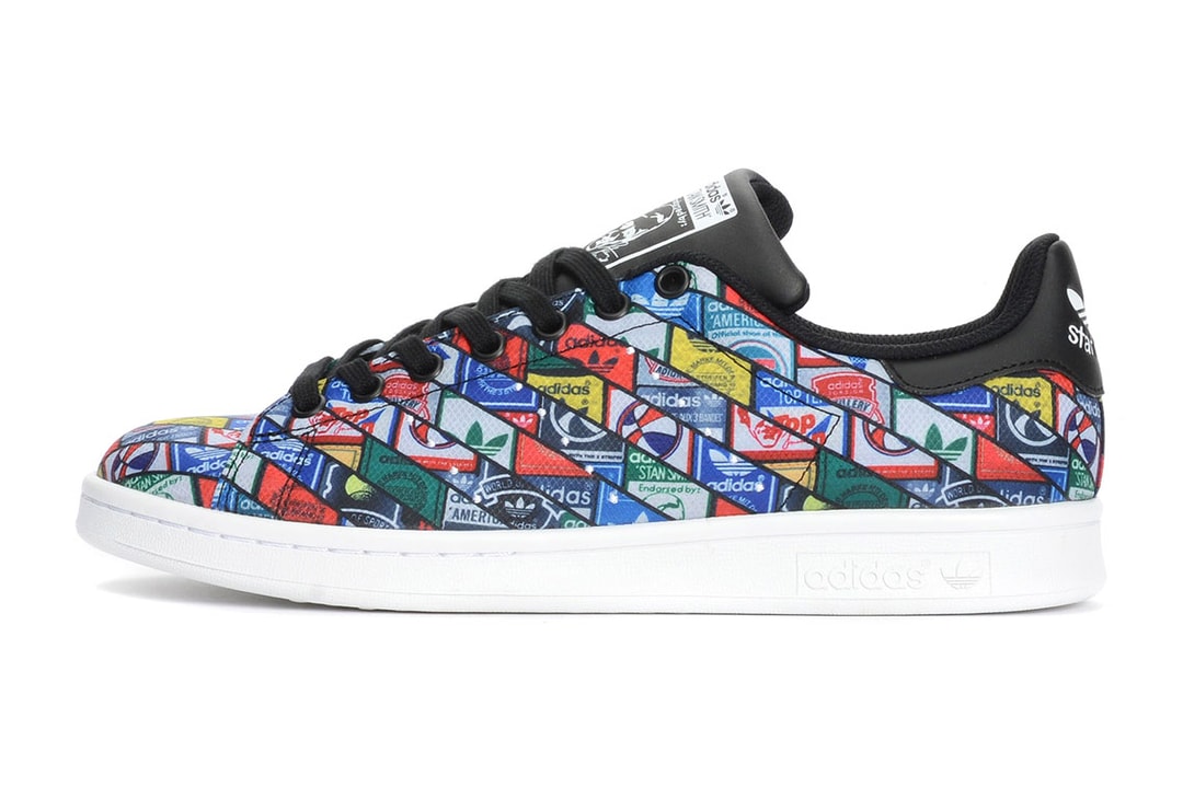 This adidas Originals Stan Smith Features a Collage of Logos | Hypebeast