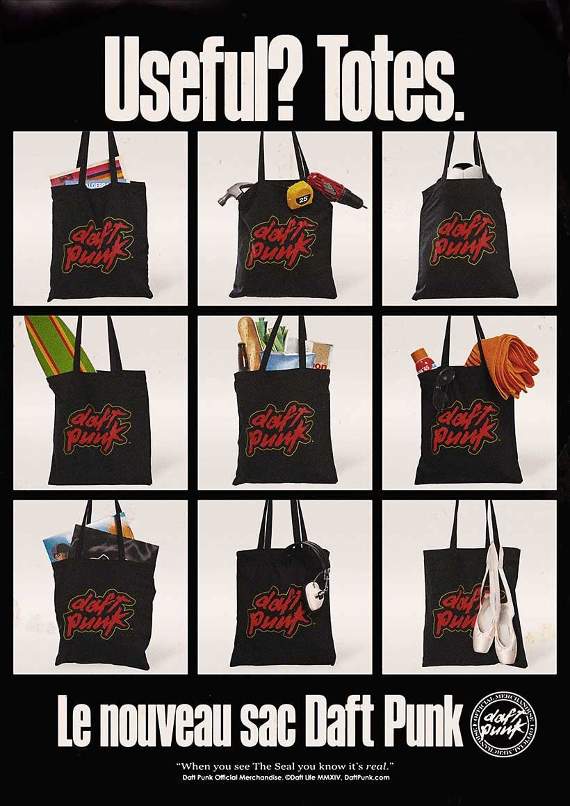 Daft Punk Retro Merchandise Poster Ads | HYPEBEAST