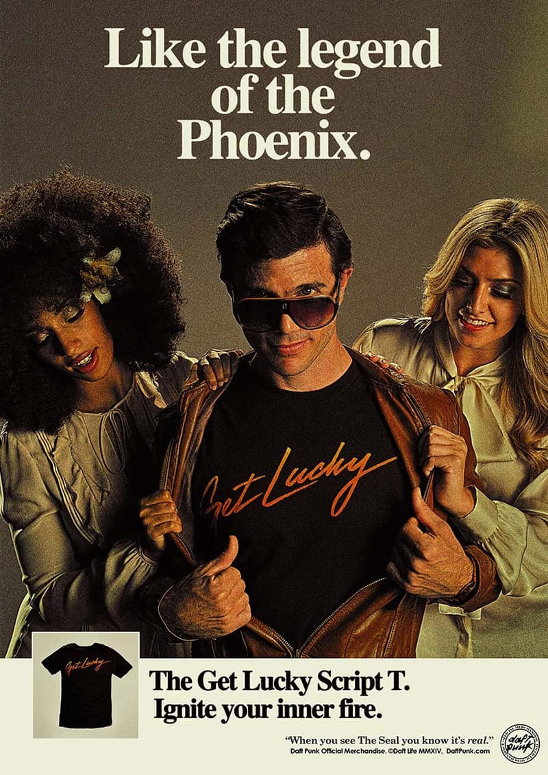 Daft Punk Retro Merchandise Poster Ads | Hypebeast