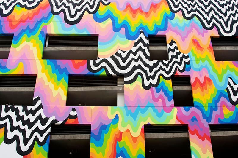 Jen Stark Culver City Mural | Hypebeast