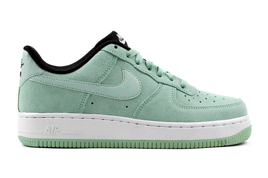 Nike Air Force 1 Low Suede Enamel Green Lemon Drop Sneakers | Hypebeast