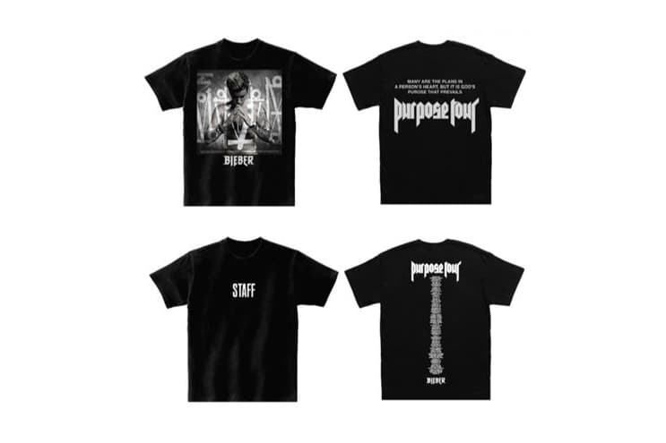 Justin Bieber Purpose Tour Merch | Hypebeast
