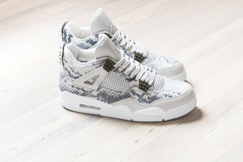 A Closer Look at the Air Jordan 4 Premium "Snakeskin" | Hypebeast