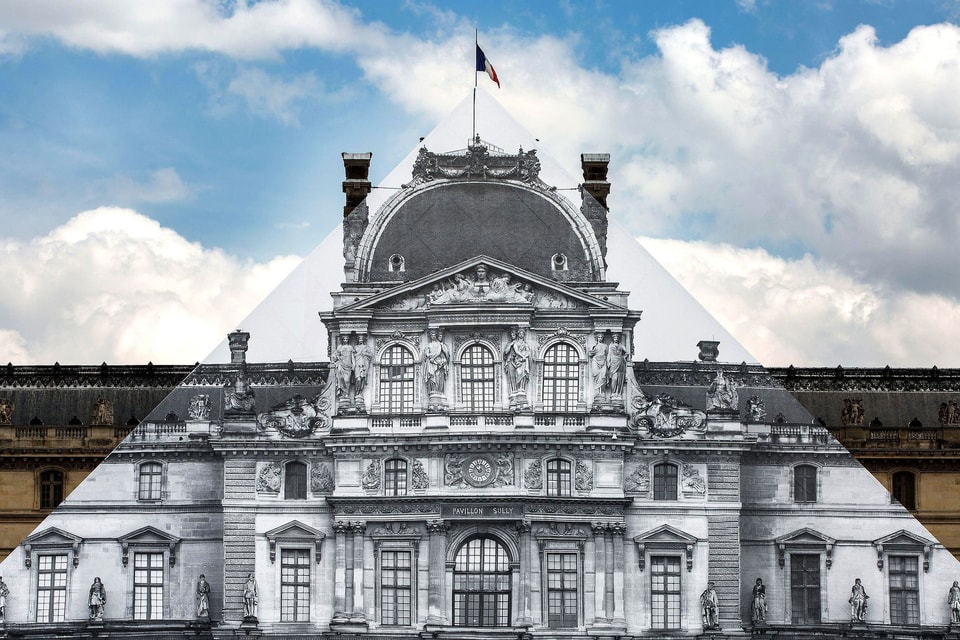 JR Completes His "JR Au Louvre" Piece | Hypebeast