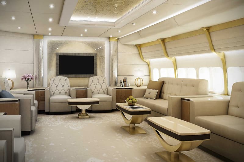 Boeing 747 VIP Private Jet Interior Photos | Hypebeast