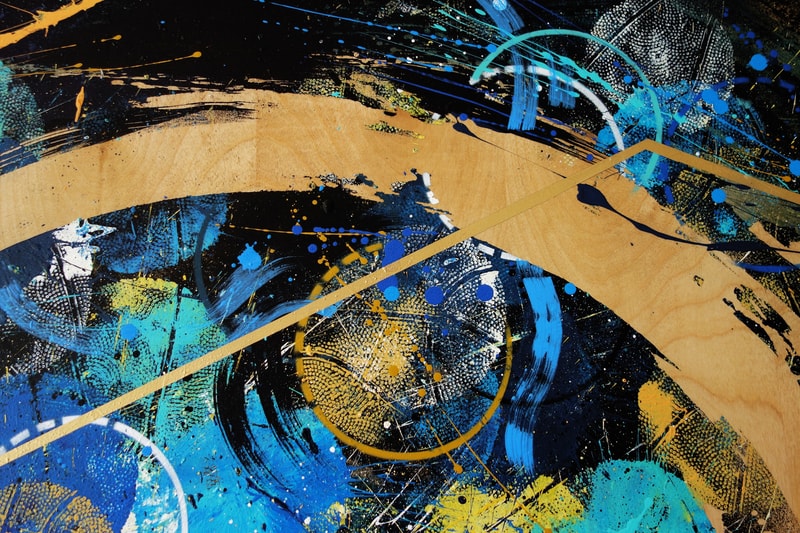 Stephen Curry Footwork Painting by MEGGS | Hypebeast