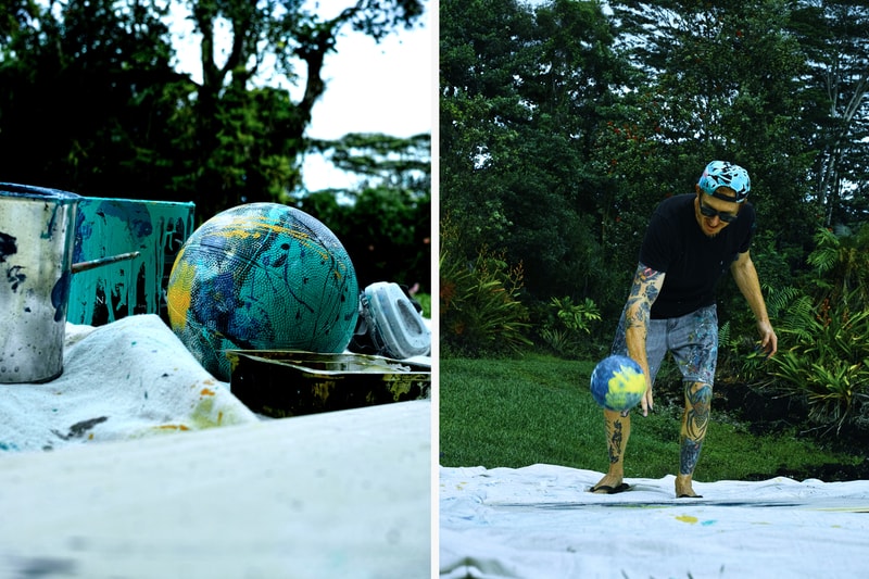 Stephen Curry Footwork Painting by MEGGS | Hypebeast