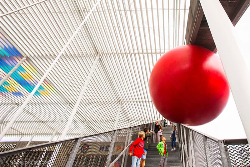 The Giant 'RedBall' Project Hits the Streets of Antwerp | Hypebeast