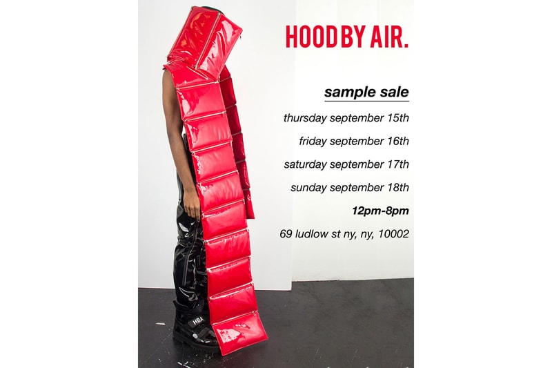 Hood By Air 2016 Sample Sale | Hypebeast