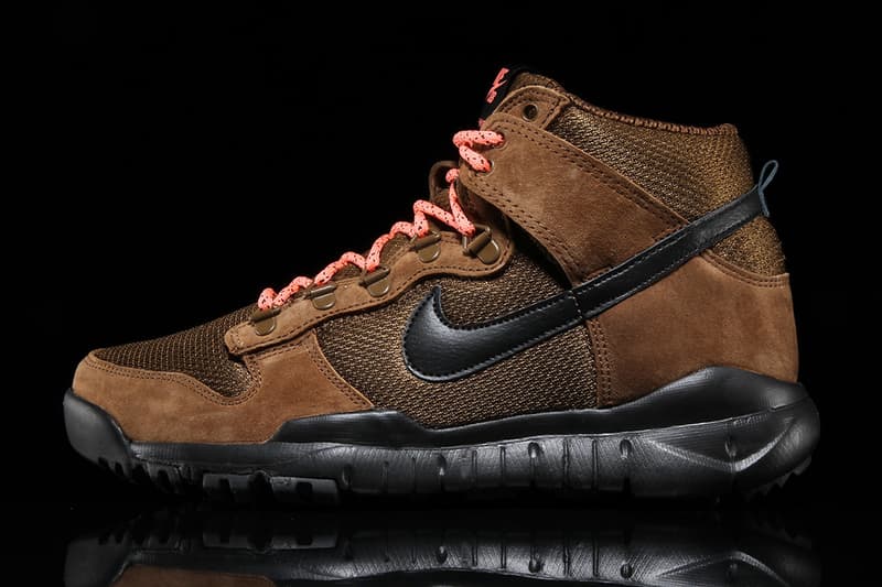 Nike SB Dropping Brown and Black Dunk High Boot | Hypebeast