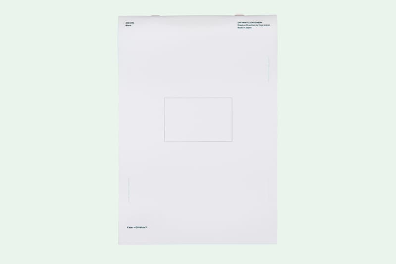 OFF-WHITE Styles up Your Notepads | Hypebeast