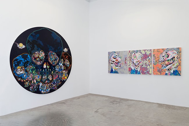 Takashi Murakami's "Learning the Magic of Painting" @ Galerie Perrotin ...