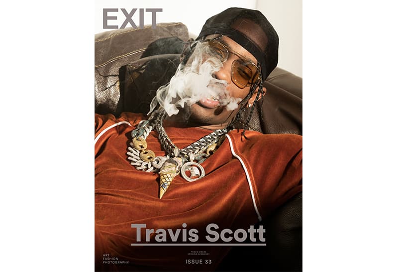 Travis Scott Covers Latest Issue of EXIT | Hypebeast
