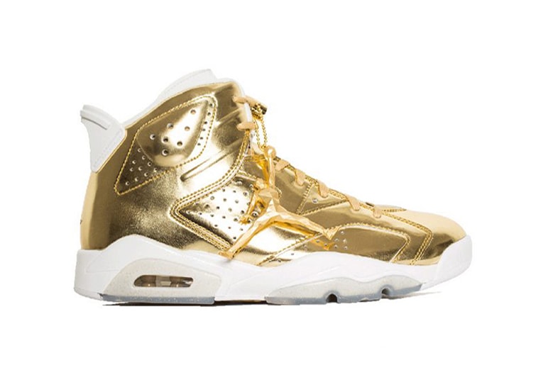 Air Jordan 6 "Pinnacle" in Metallic Gold | Hypebeast