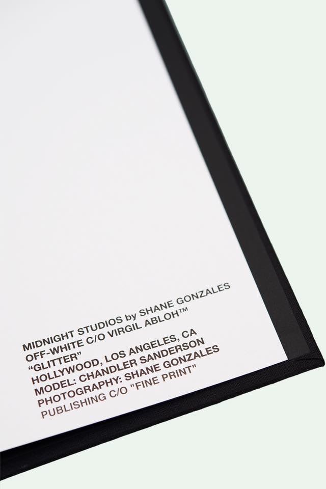 Shane Gonzales Releases MIDNIGHT STUDIOS and OFF-WHITE Photography Book ...