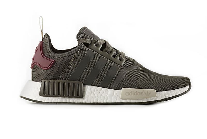 adidas NMD R1 Olive/Maroon | Hypebeast