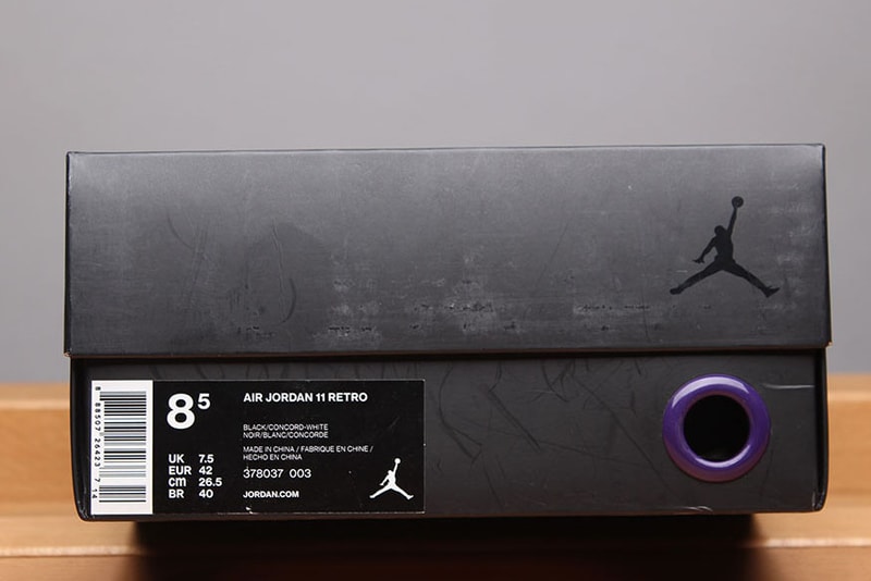 Jordan 11 Shoe Box