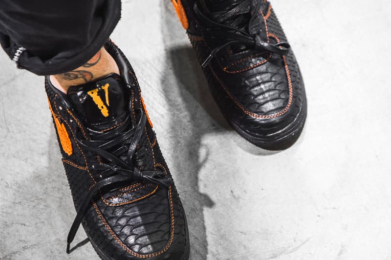 The Shoe Surgeon Python VLONE x Air Force 1 | Hypebeast