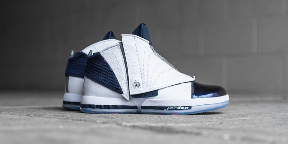 A Closer Look at the Air Jordan 16 Retro “Midnight Navy” | HYPEBEAST