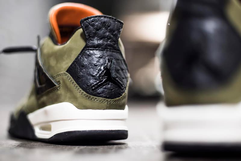 Undefeated Inspired Air Jordan 4 Custom | HYPEBEAST