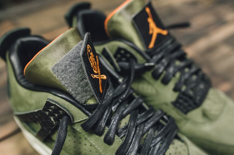 Undefeated Inspired Air Jordan 4 Custom | Hypebeast