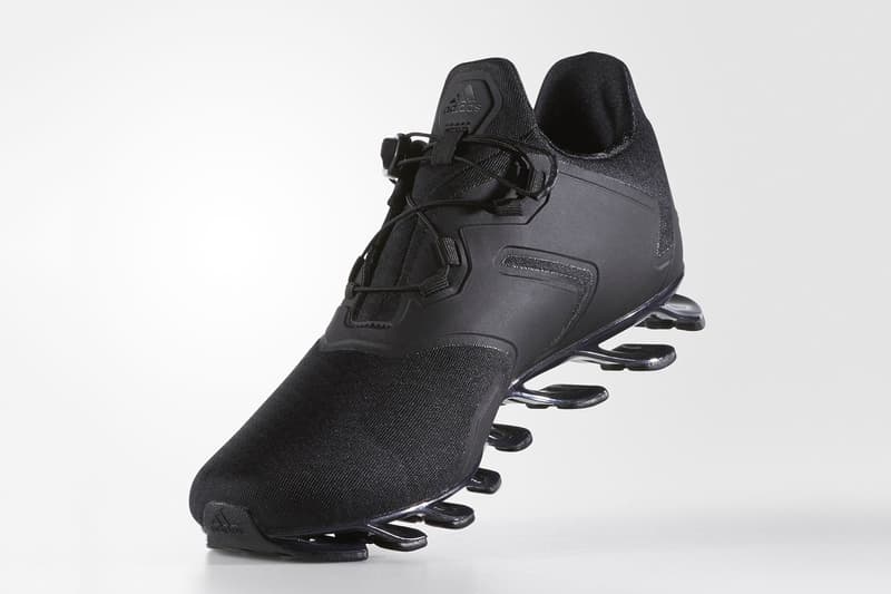 adidas Springblade Solyce Triple Black Sneaker | Hypebeast