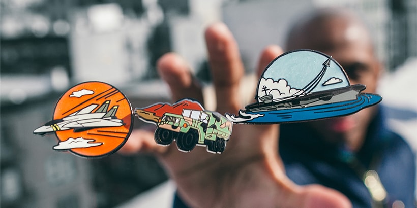 Alpha Industries x PINTRILL Pin Set | Hypebeast