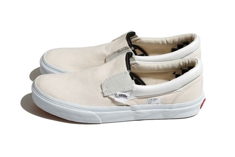 Vans x BEAMS Reverse Checkerboard Slip-On | Hypebeast
