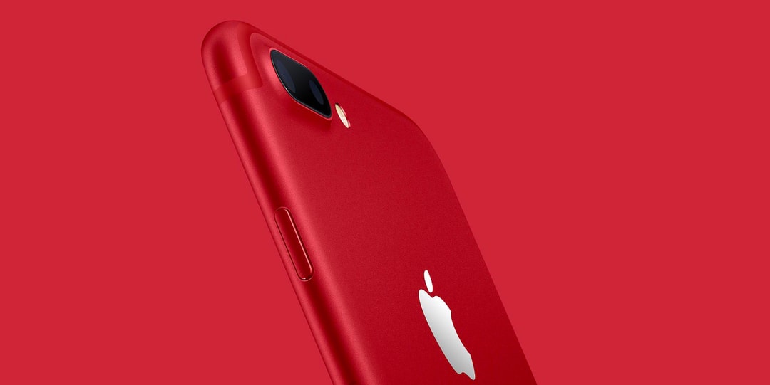 Apple PRODUCT(RED) iPhone 7 & 7 Plus | Hypebeast