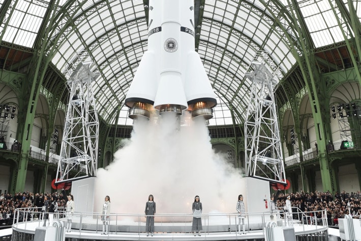 Chanel Launches Rocket at Fall Winter 2017 Show | Hypebeast