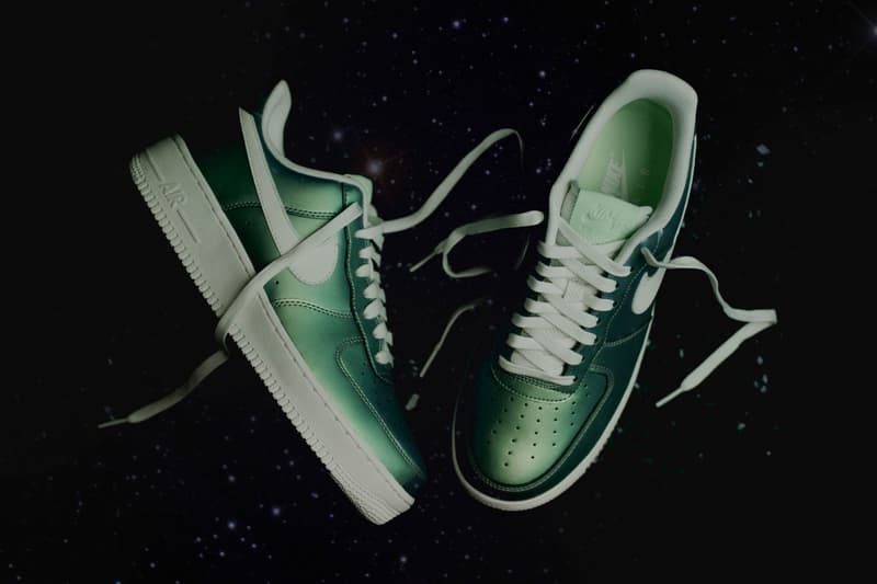 Nike Air Force 1 Gets a Shiny "Fresh Mint" Remix | Hypebeast