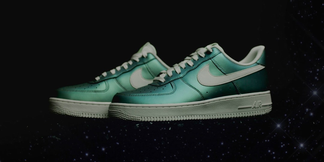 Nike Air Force 1 Gets a Shiny "Fresh Mint" Remix | Hypebeast