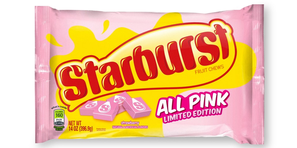 Starburst Releases a Limited Time All Pink Pack | HYPEBEAST