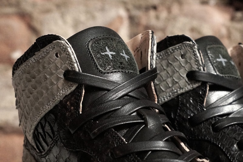 JBF Customs "Shadow" Air Jordan 1 Python | Hypebeast