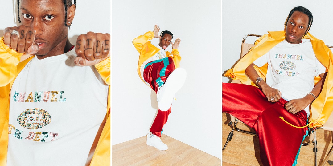 Eric Emanuel Unveils Swarovski Tee & Satin Goods | Hypebeast
