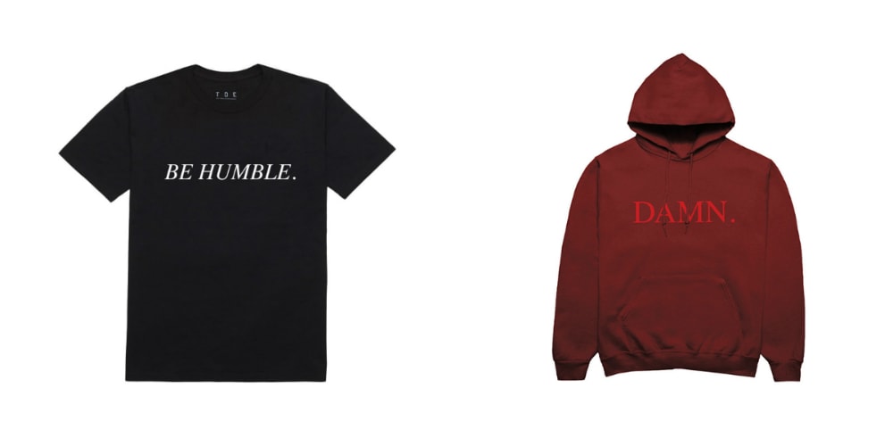 TDE Kendrick Lamar’s ‘DAMN.’ Merch | Hypebeast