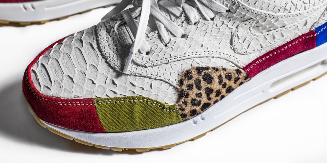 The Shoe Surgeon Air Max 1 "Master" White Python | Hypebeast