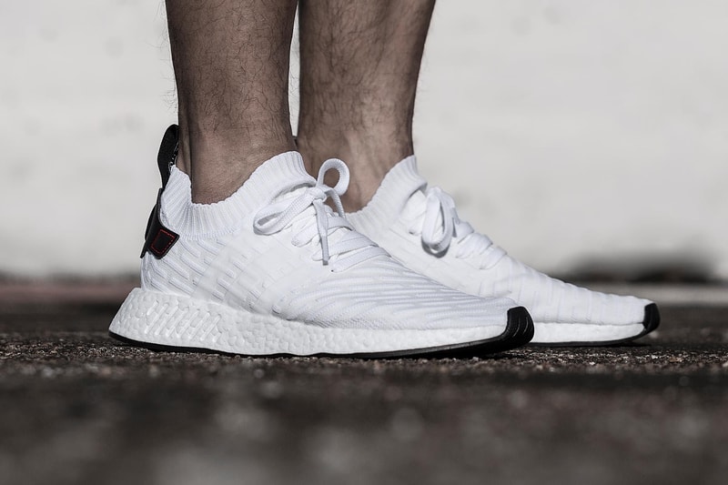 adidas NMD_R2 "Footwear White" Closer Look | Hypebeast