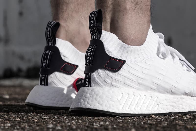 adidas NMD_R2 "Footwear White" Closer Look | Hypebeast