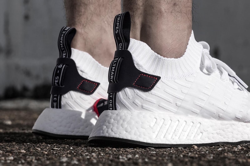 adidas NMD_R2 "Footwear White" Closer Look | Hypebeast