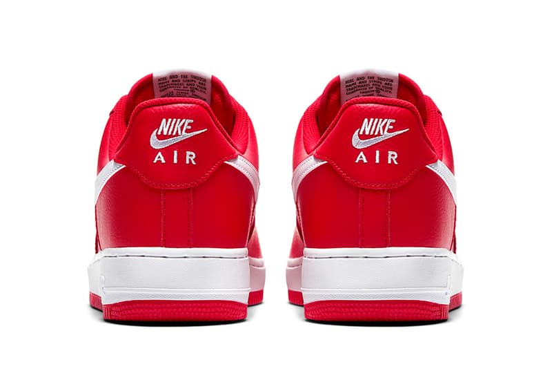 Nike Air Force 1 Low Mini Swoosh University Red | Hypebeast