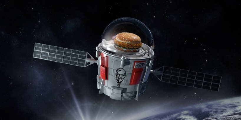 KFC Launches Zinger Chicken Sandwich to Space | Hypebeast