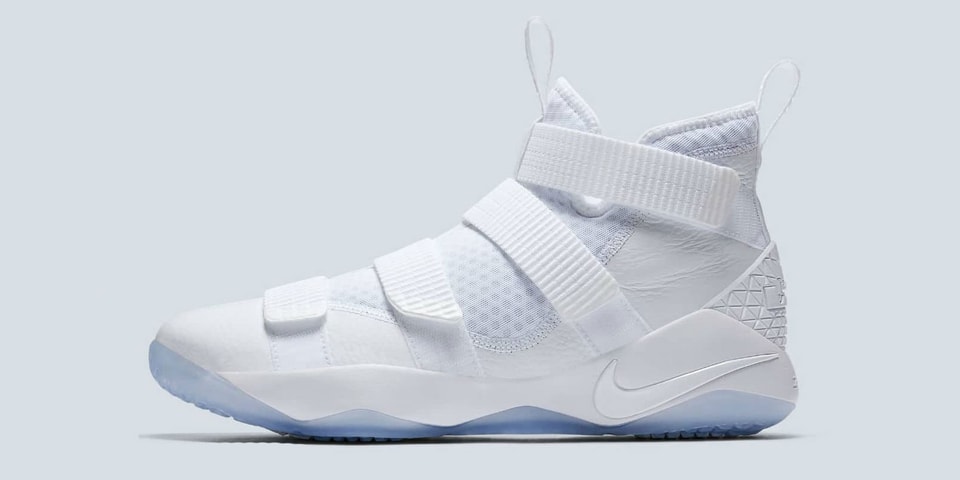 Nike LeBron Soldier 11 Triple White Straps | HYPEBEAST